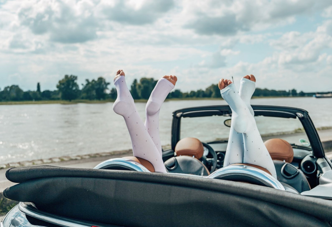 Sparen mit Stil bei Kompressionsstrümpfen